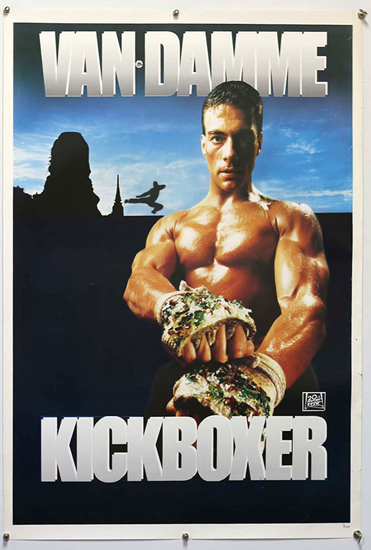 【傷や汚れあり】【海外映画ポスター】KICKBOXER キックボクサー★ジャン＝クロード・ヴァン・ダム - 管: IJ80の落札情報詳細 ...